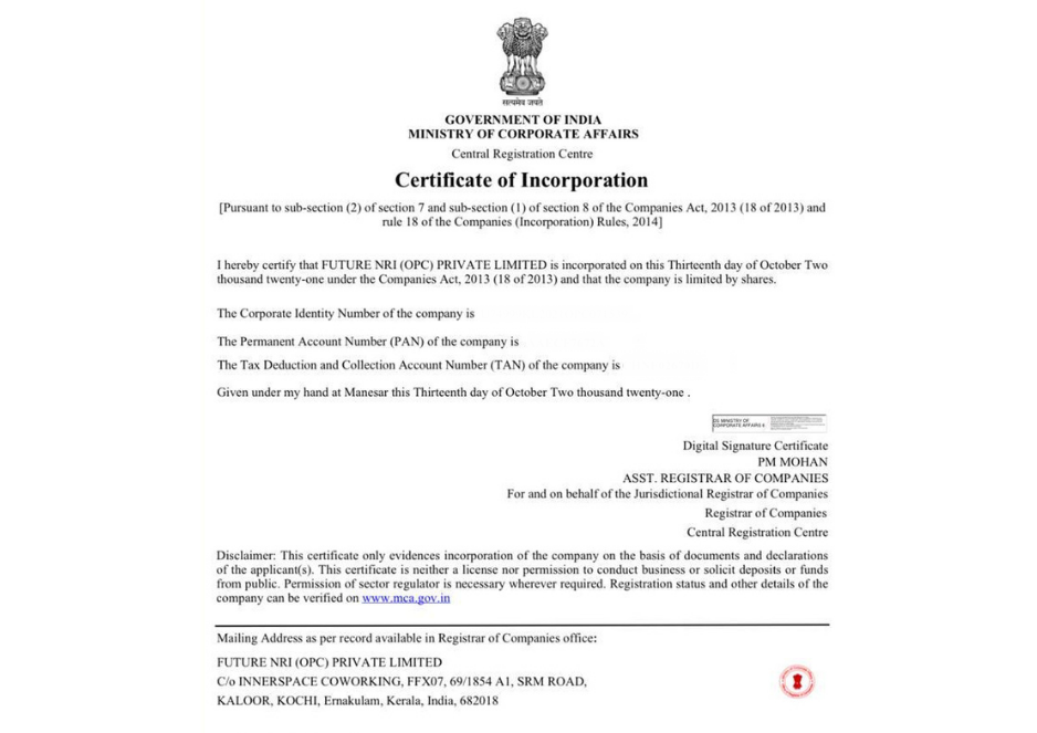 Certifications – NRI FUTURE