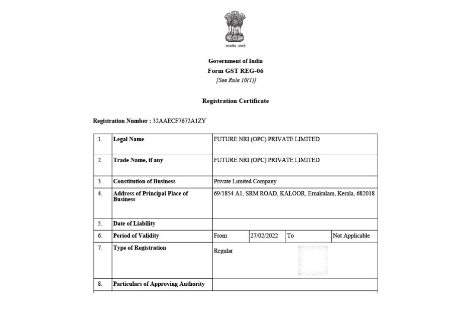 Certifications – NRI FUTURE